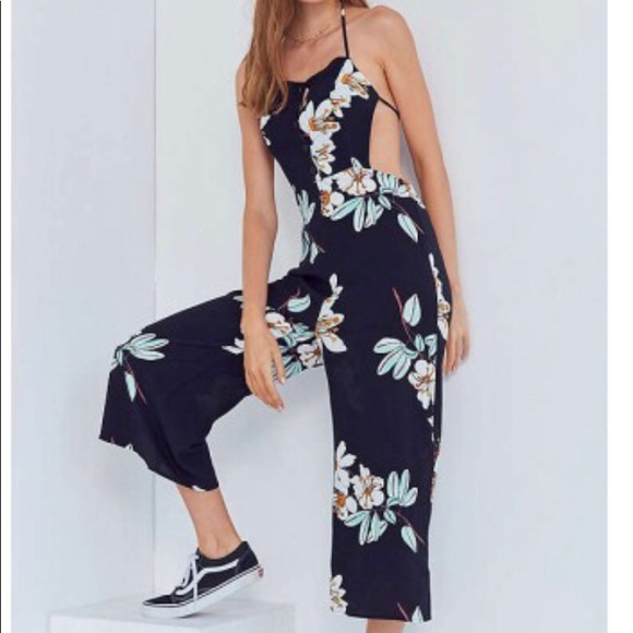 Urban Outfitters | Pants & Jumpsuits | Nwt Kimchi Blue Floral Backless ...